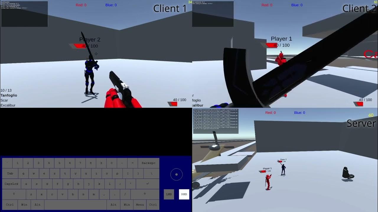 Unity Multiplayer Demo #1 - FPS Mechanics and Helicopter - YouTube