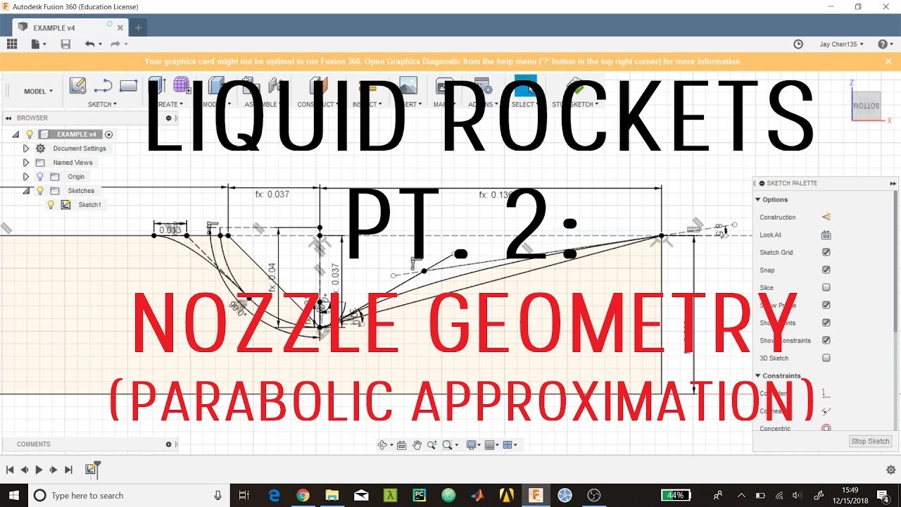 Project Caelus: Liquid Rocket Engine - Pt. 2: Nozzle Geometry ...