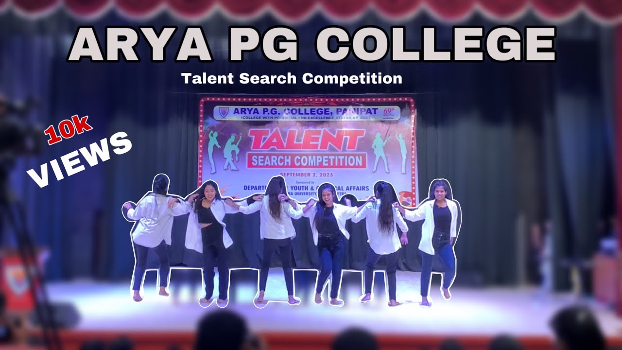 Talent Search Competition |Arya PG College PaniPat | Dance performance ...
