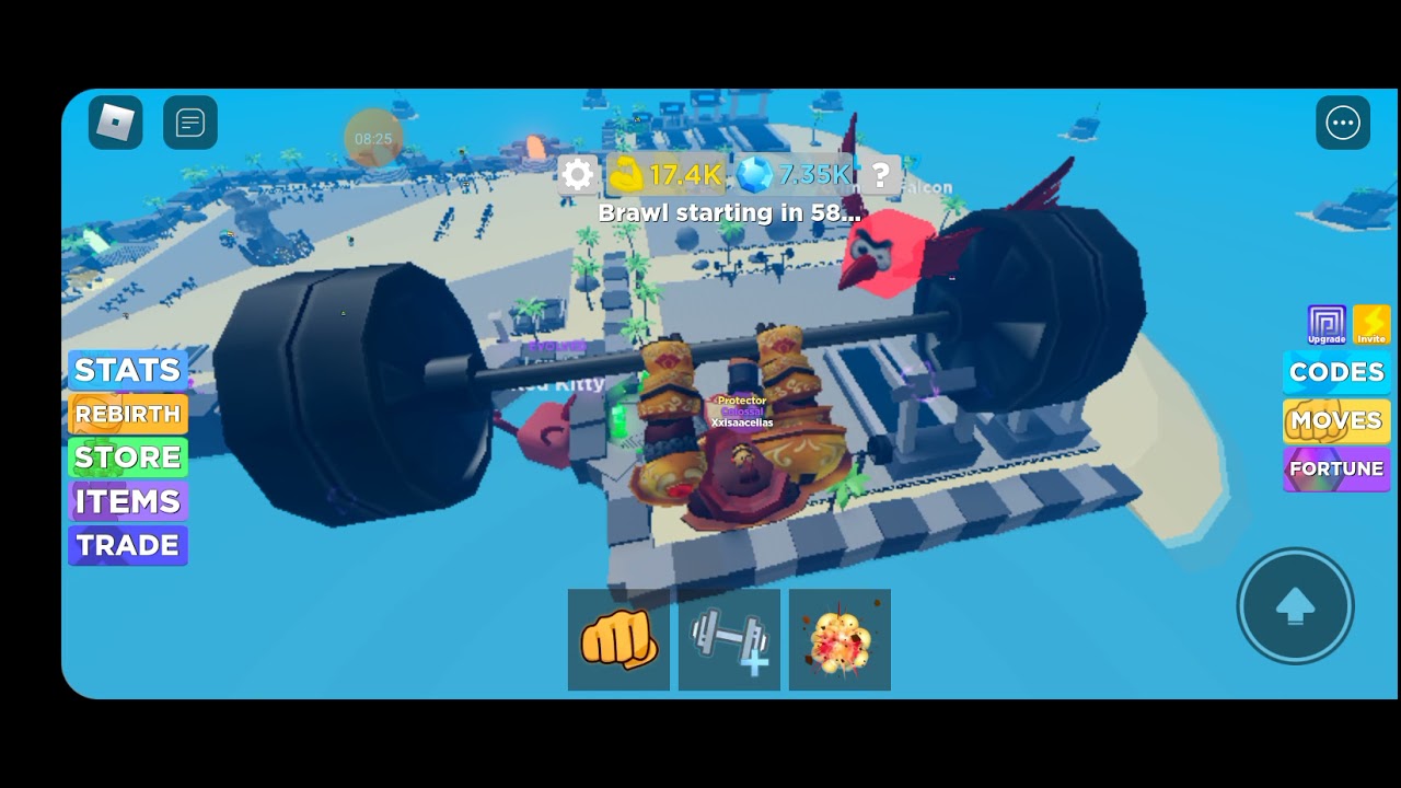 playing muscle legends part5 - YouTube