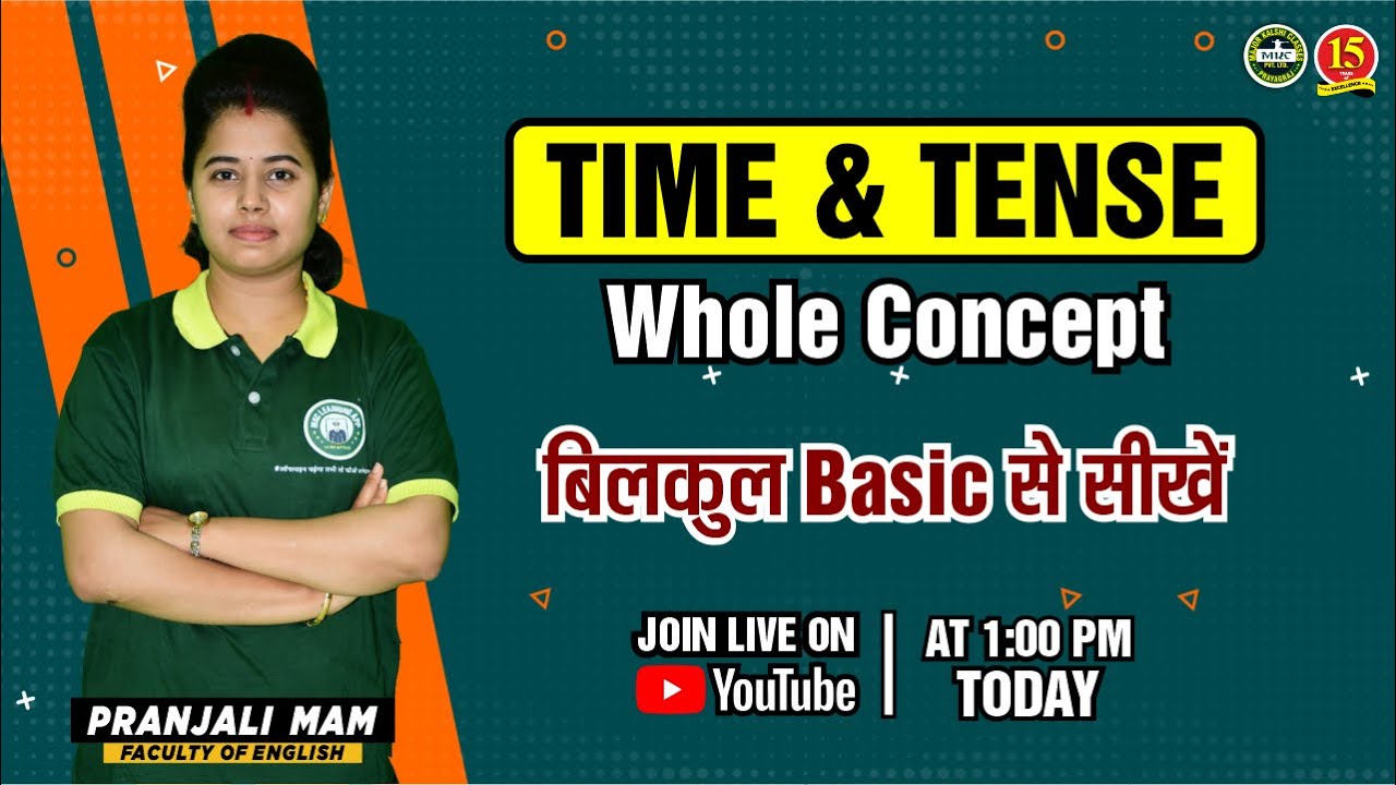 Spoken English | Time & Tenses - Full Concept | Learn English | MKC ...