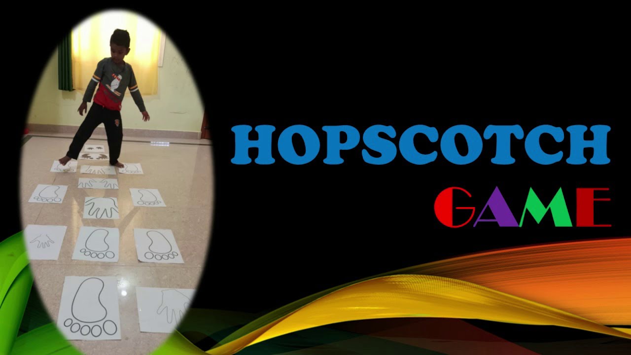 Teach with a Fun - Hand and Feet Hopscotch Game - YouTube