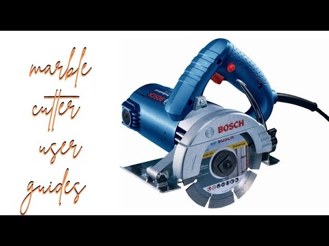 How to use Marble cutter machine || Bosch Marble cutter || Machinery ...