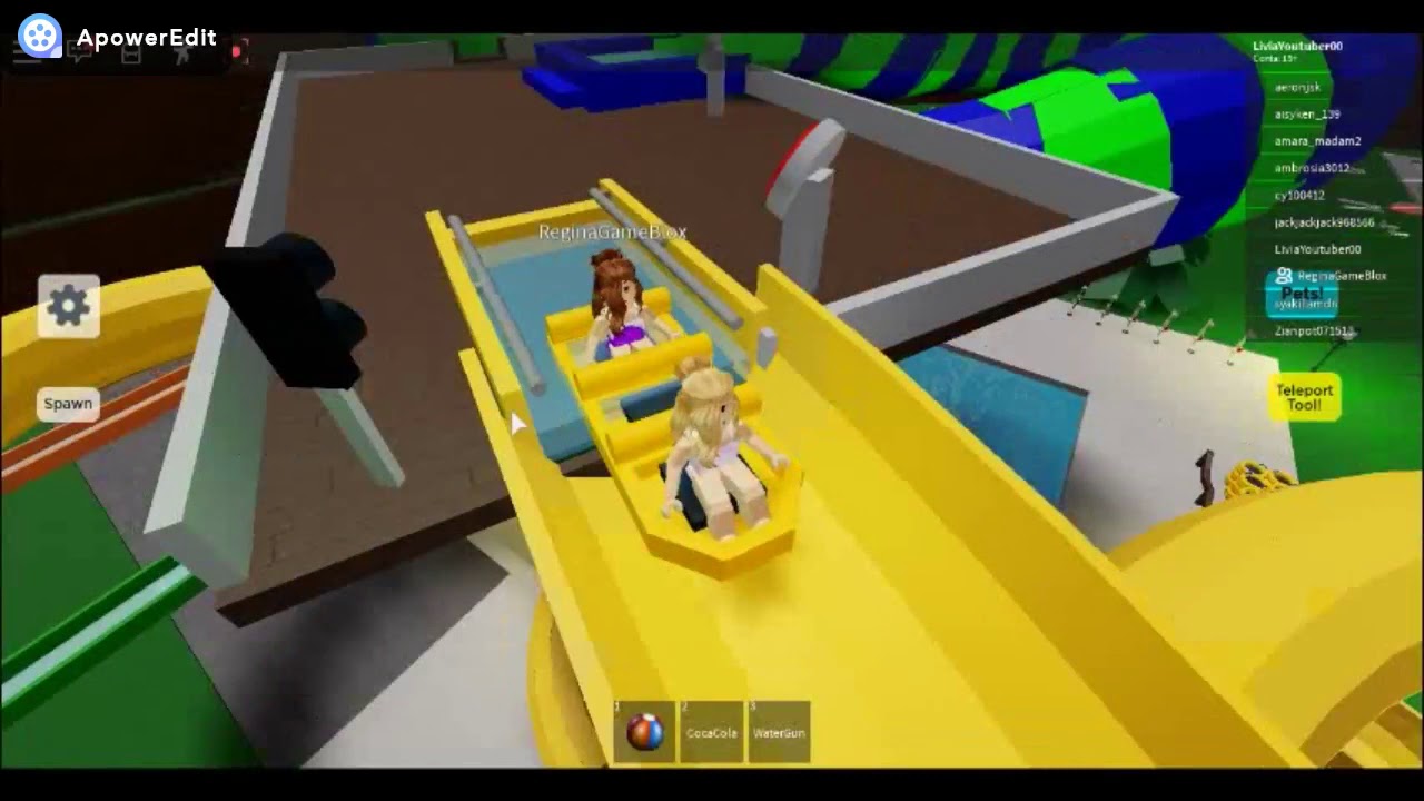 Roblox - ROTINA DE FÉRIAS NO PARQUE AQUÁTICO E NA PRAIA - YouTube