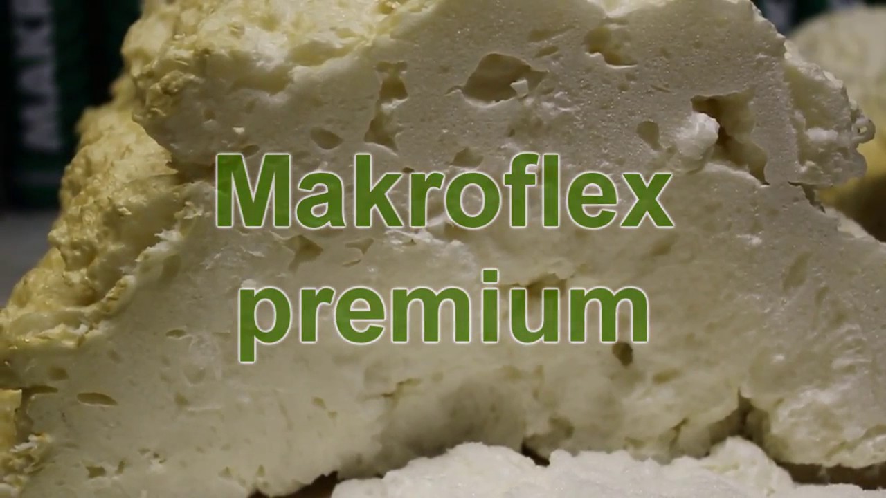 Испытания монтажной пены Makroflex - YouTube