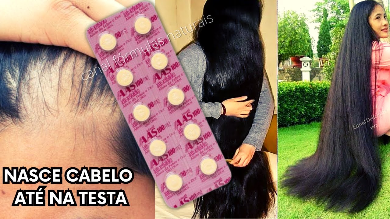 Seu CABELO vai CRESCER MUITO em 7 dias se você colocar isso em seu ...