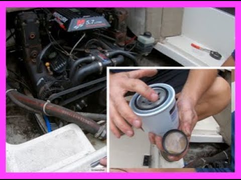 How to change a Mercruiser fuel filter. How to change a Mercruiser fuel ...