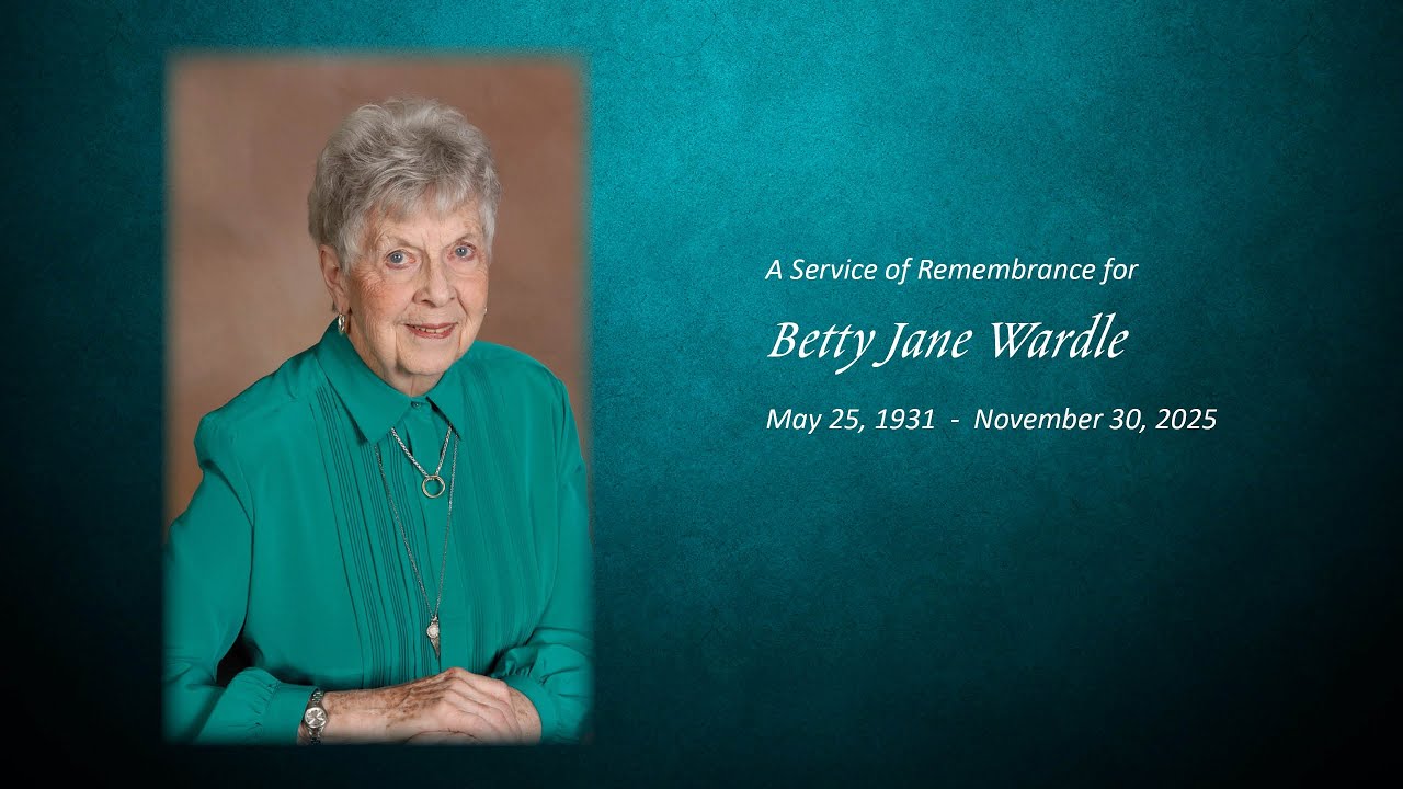 Betty Jane Wardle Memorial (12/13/2025) - YouTube