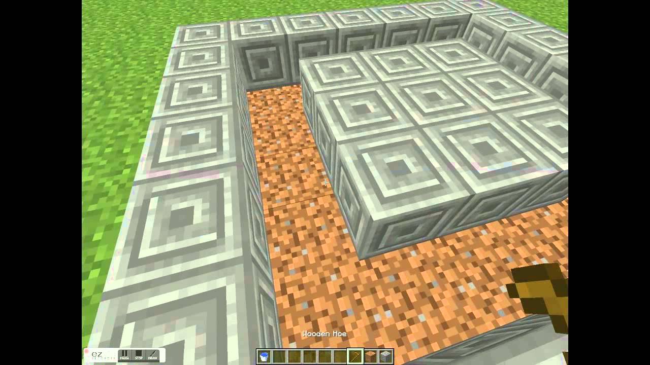 How to make a good-looking farm in Minecraft 1.4.6 - YouTube