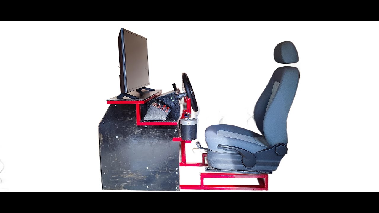 Homemade Sim Racing/Driving Rig for PC - YouTube