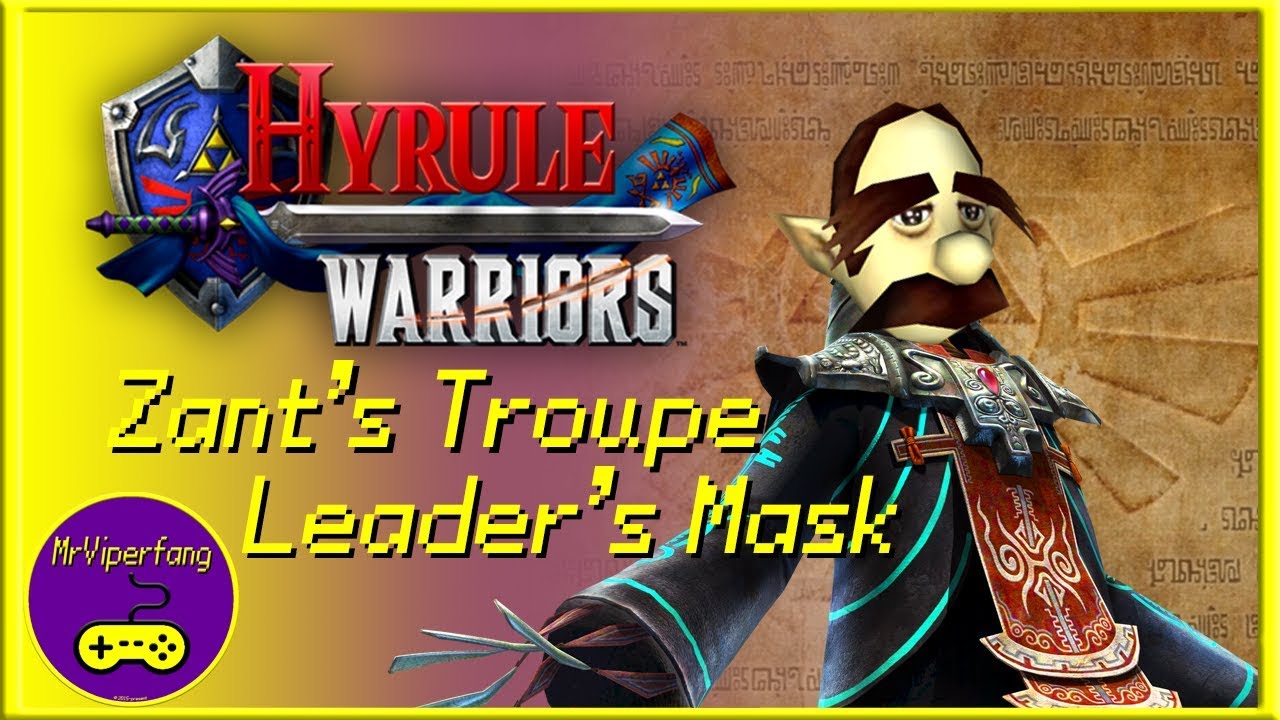 Hyrule Warriors (Wii U) - Obtaining Zant's Troupe Leader's Mask - YouTube