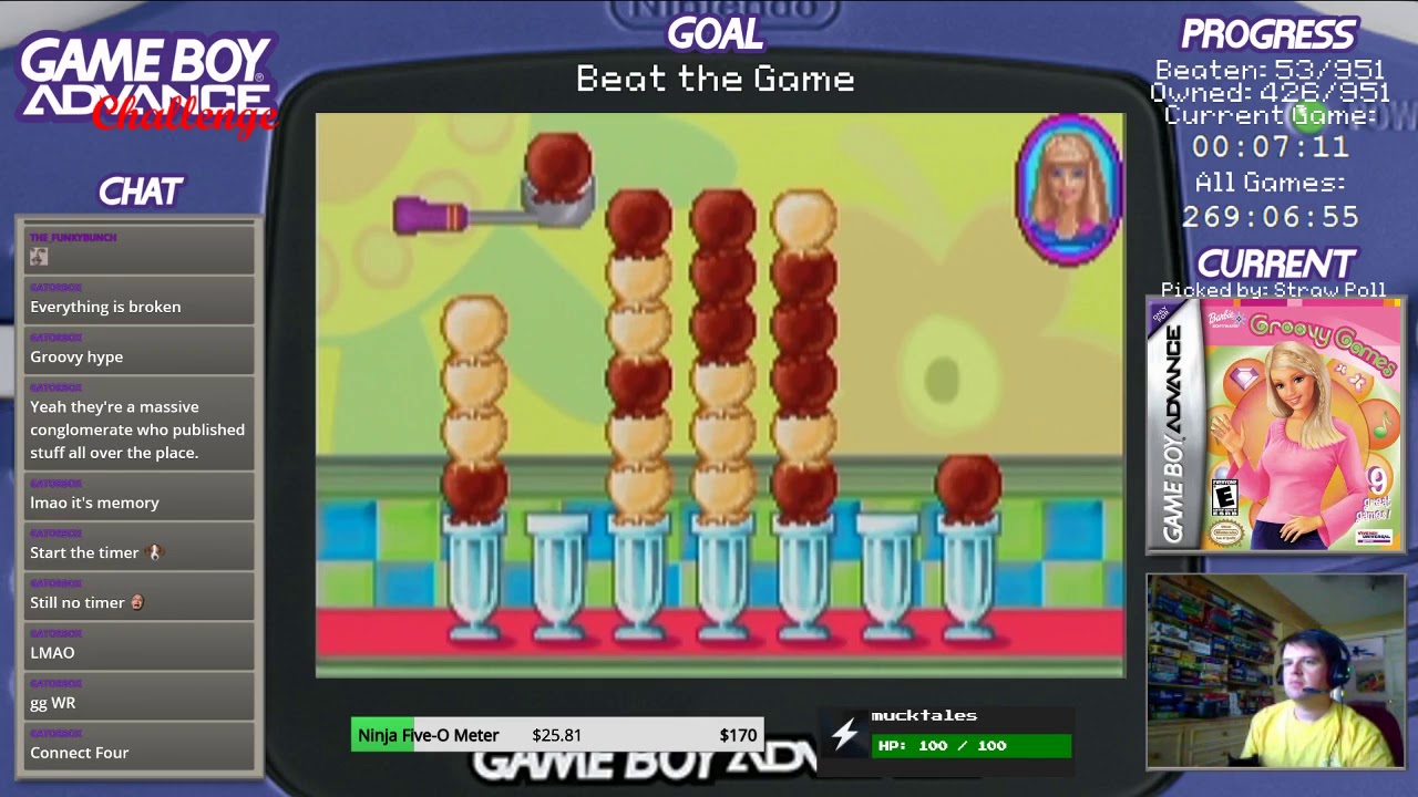 Barbie Software Groovy Games (GBA Challenge #58) (Let's Play) - YouTube