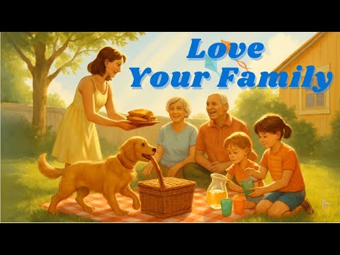 Family Song for Kids | Love Your Family 💖👧👦🎵