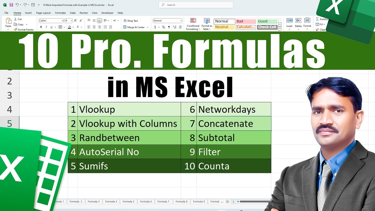 From Beginner to Pro: 10 Excel Formulas That Will Change the Way You ...