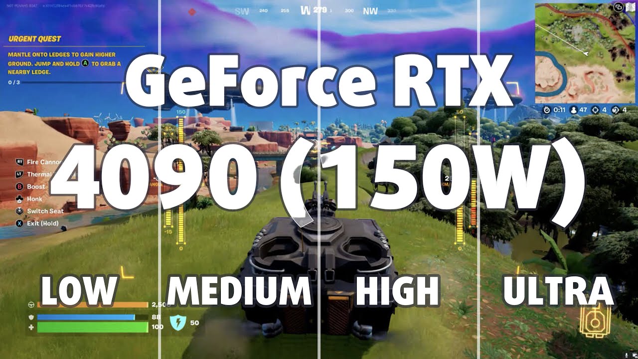 🎮 NVIDIA GeForce RTX 4090 [Laptop, 150W] - Fortnite gameplay benchmarks ...