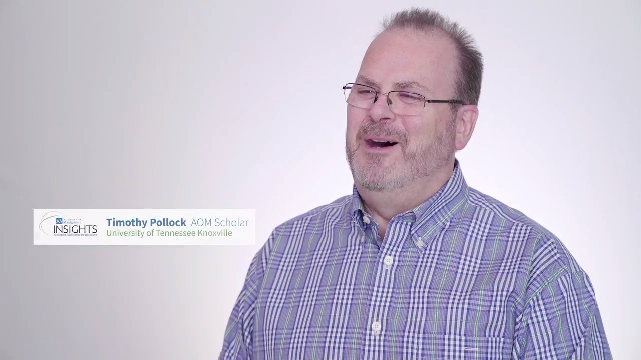 Timothy Pollock - AOM Scholar Interview - YouTube