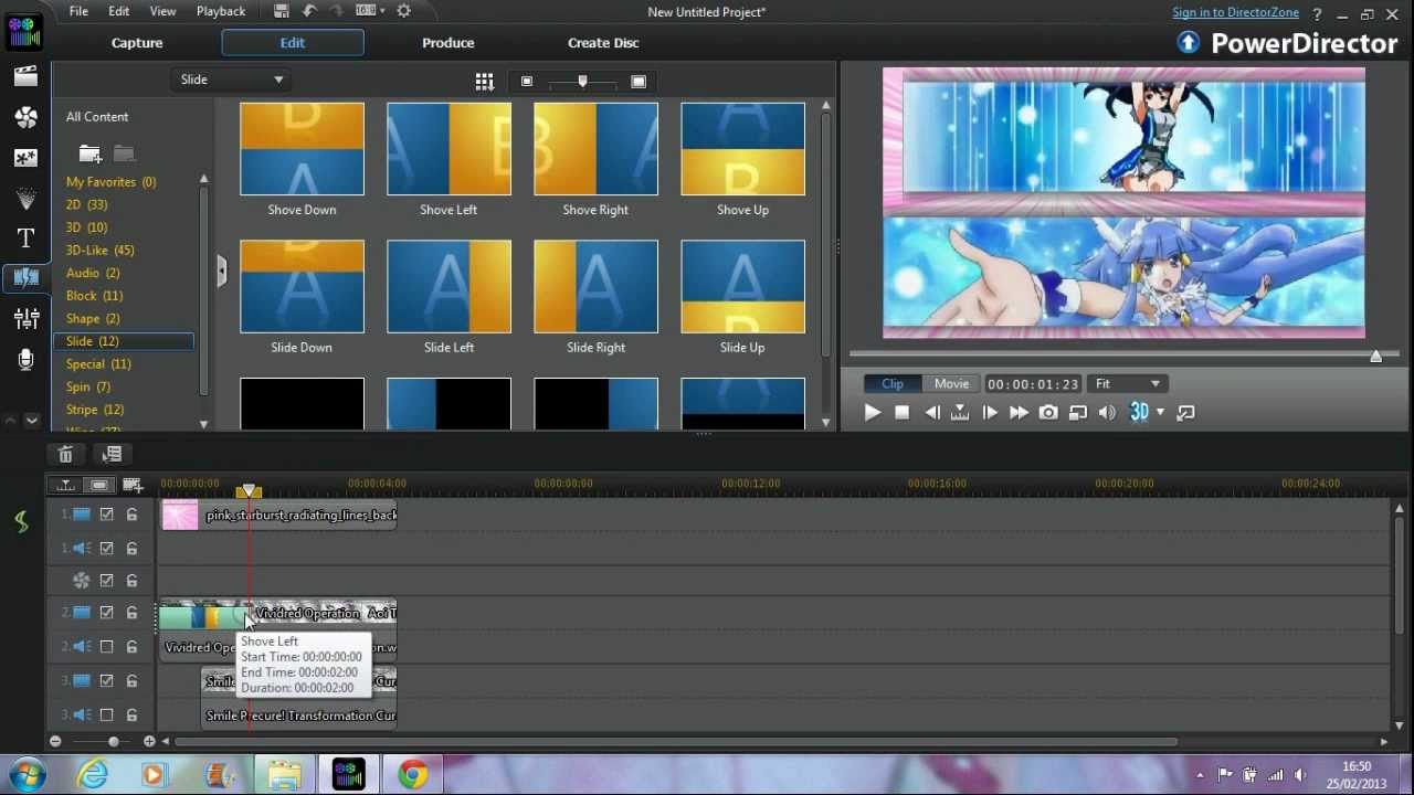 Power Director 11 Tutorial: Candy Style Effect 1 - YouTube