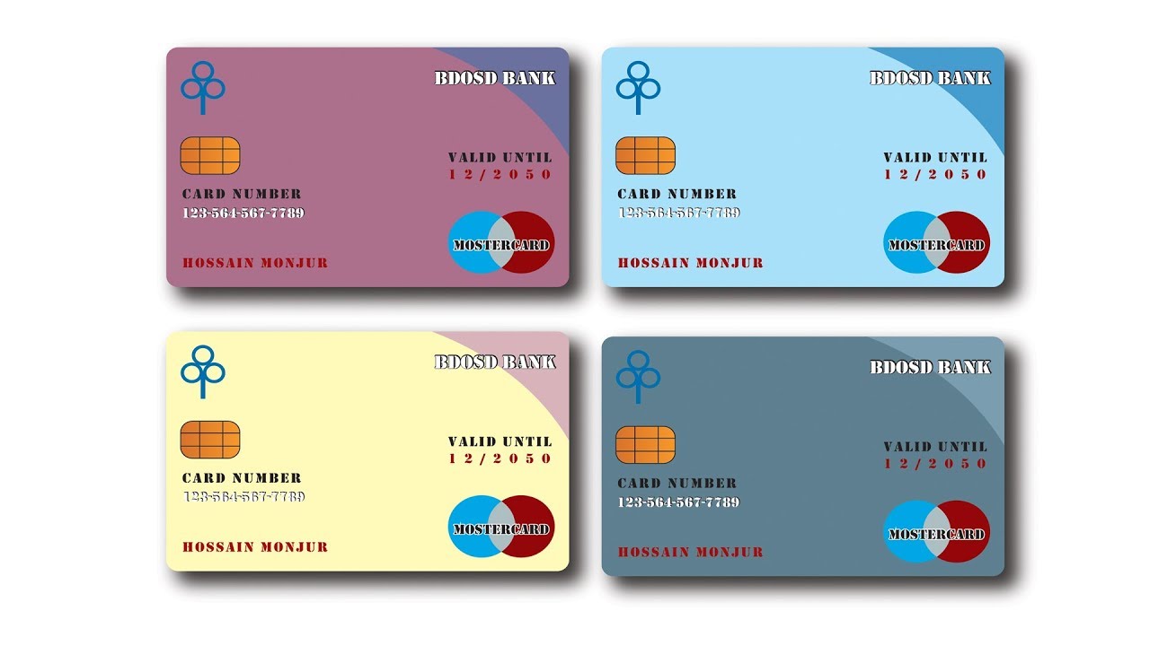 How to design Mastercard in illustrator. Basic to advanced adobe ...