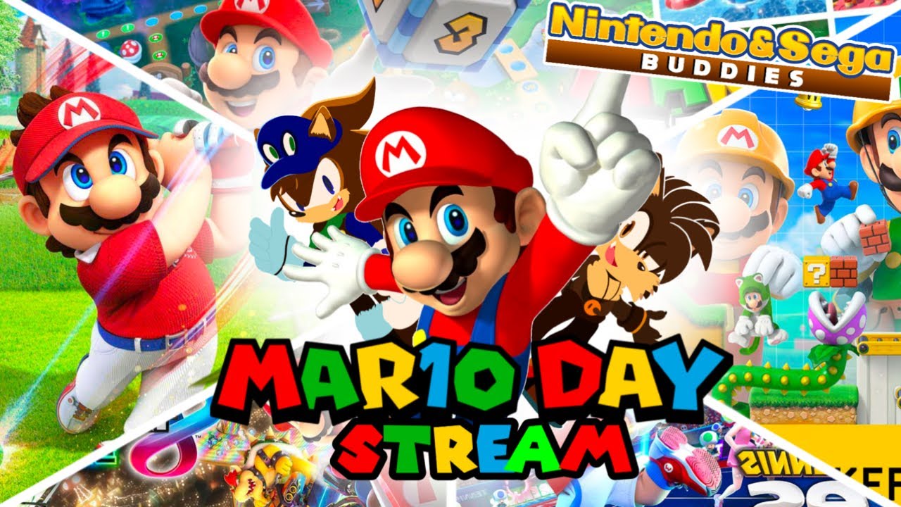 Playing Mario Games Live! | Mario Day Stream with Logan & Dylan! - YouTube
