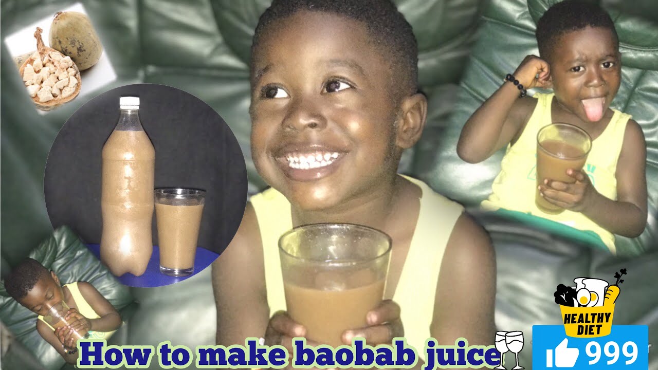 How to make baobab juice - YouTube