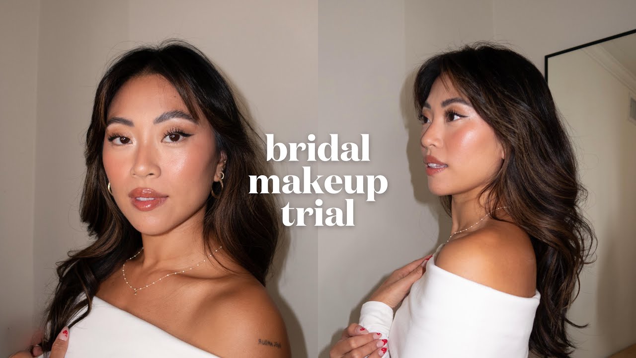 GRWM: bridal makeup tutorial + wedding planning update - YouTube