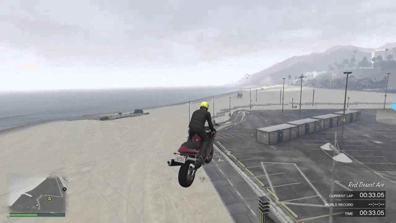 GTA V. Decapitated by a lamp post - YouTube