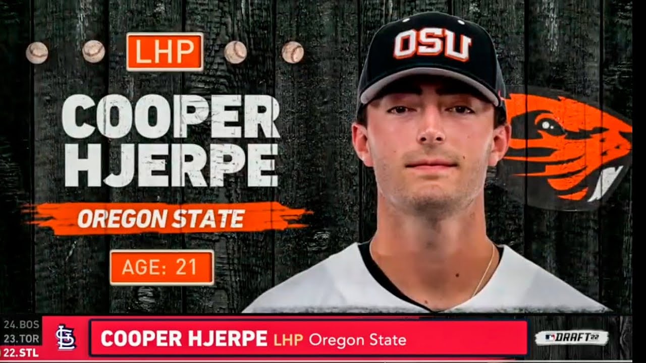 ST. LOUIS CARDINALS 1st Round Pick COOPER HJERPE - "He Has Unique Weapons." - YouTube