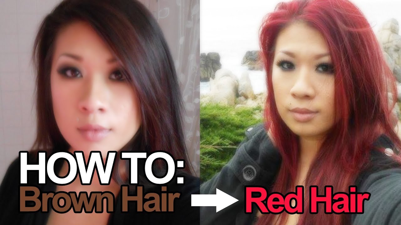 How-To: Brown Hair to Red Hair! - YouTube