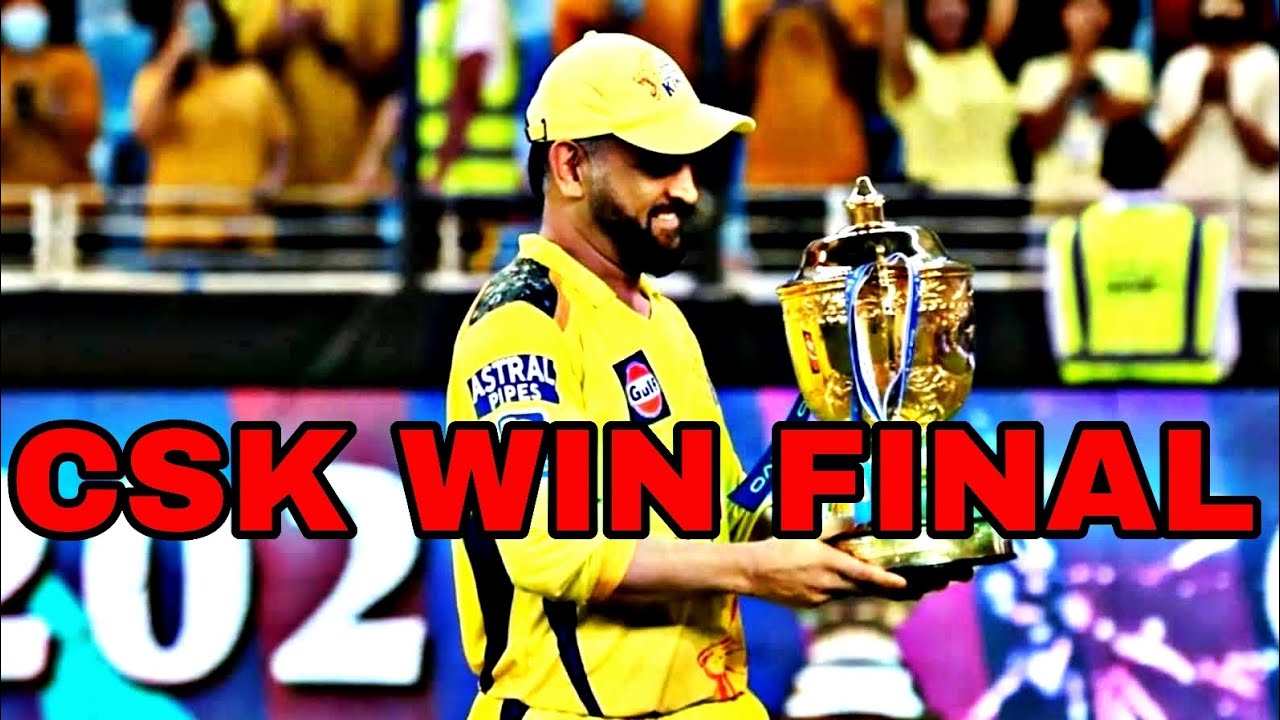 CSK WIN IPL FINAL🏆🏆🏆🏆🏆🥳CSK FINAL MATCH STATUS.5TH TIME TO ACCHIVE THIS ...