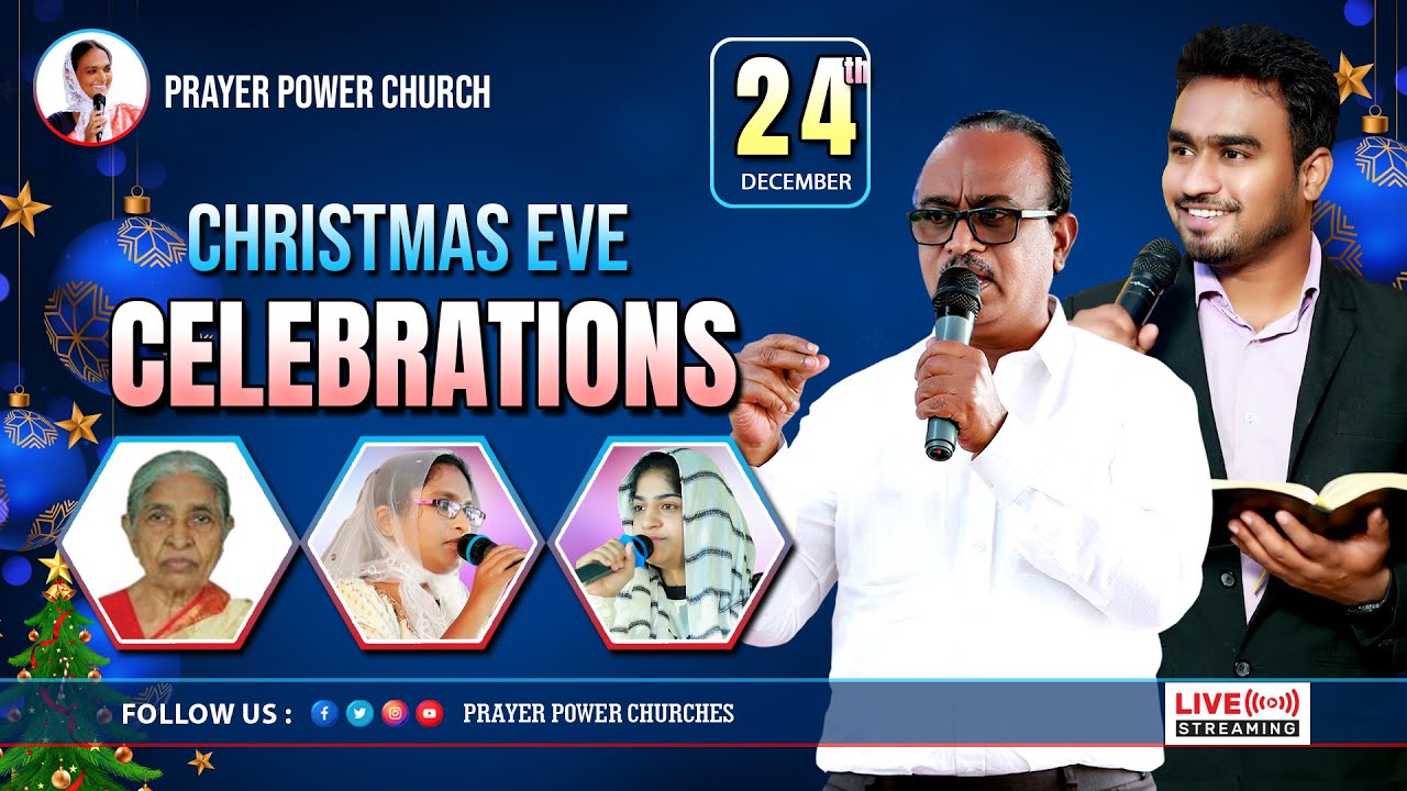Christmas Eve || Prayer Power Church || 24th Dec 2022 II - YouTube