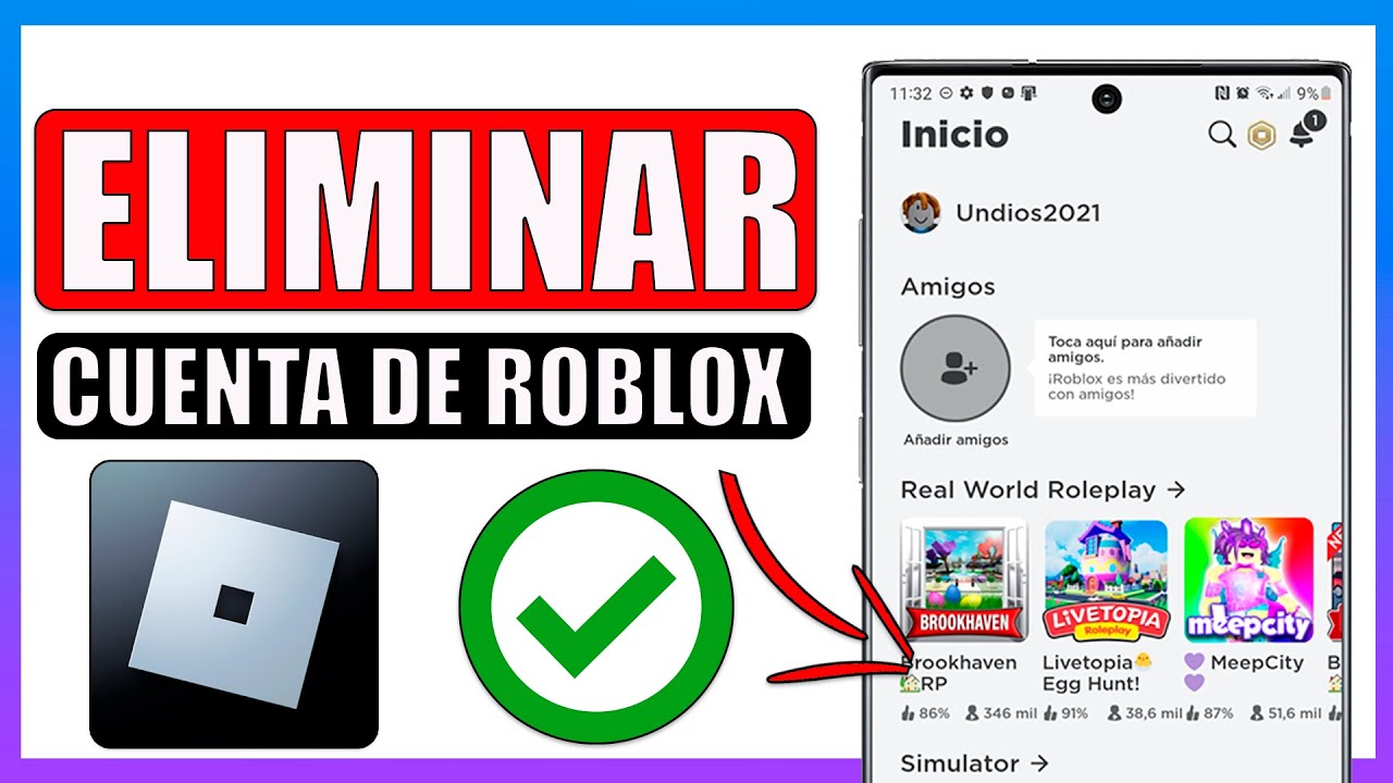 🔴Como eliminar cuenta de roblox para siempre en celular - YouTube