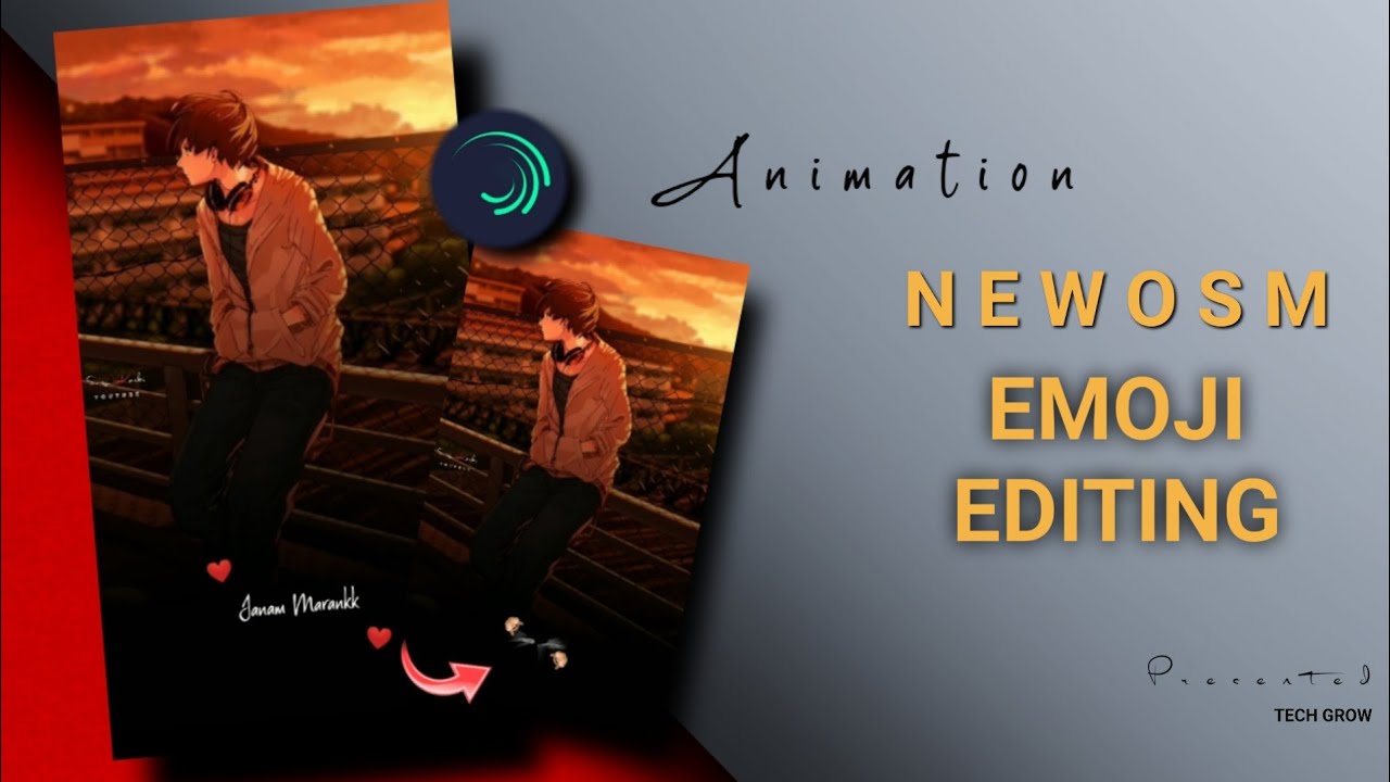 How to Make Full Screen Emoji Transition Lyrics Video | Alight Motion ...