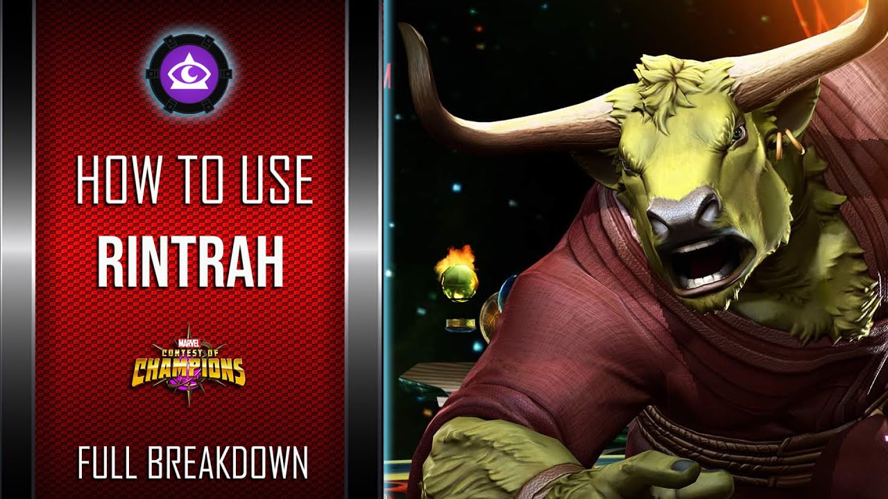 How To Use RINTRAH Easily - Full Breakdown | God Tier | Marvel Contest ...