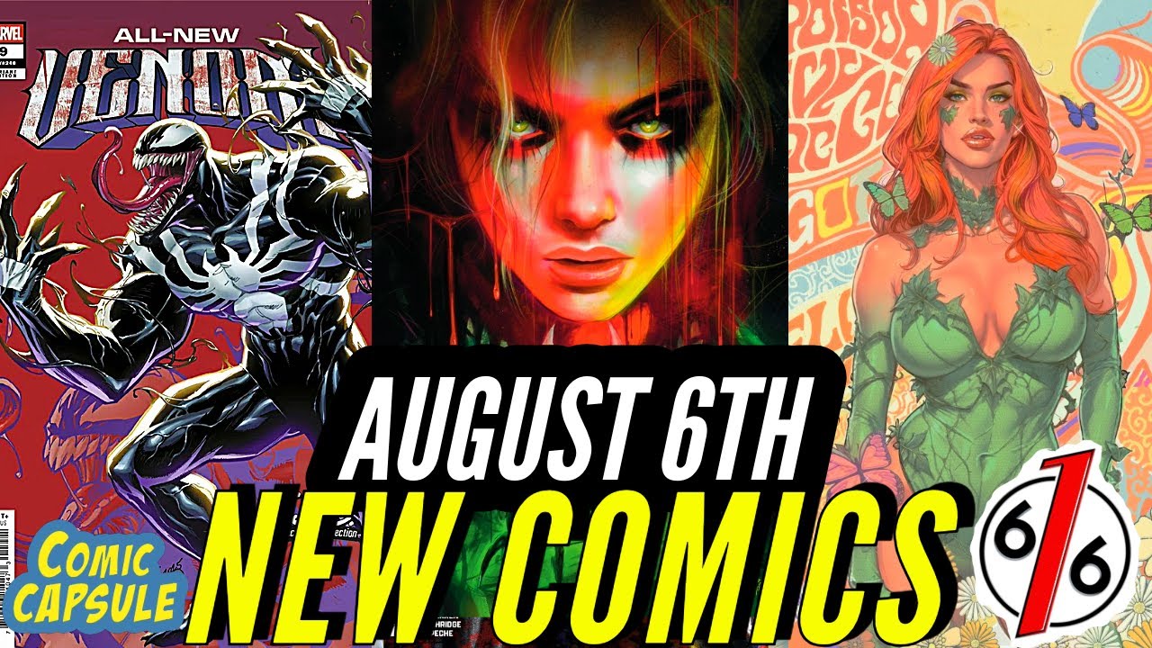 NEW COMIC BOOKS RELEASING AUGUST 6TH 2025 DC MARVEL COMICS PREVIEWS COMING OUT THIS WEEK #comics ...