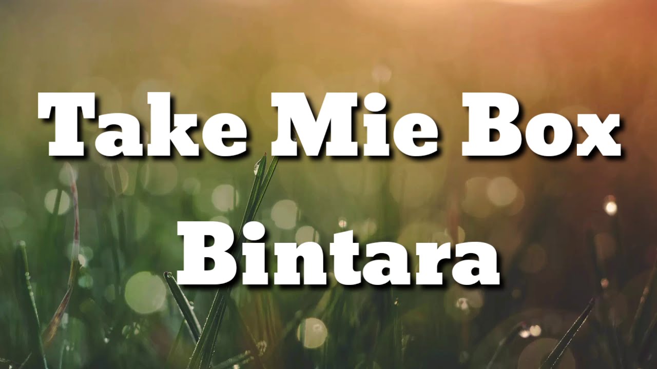 Soft Opening Take Mie Box Bintara - YouTube