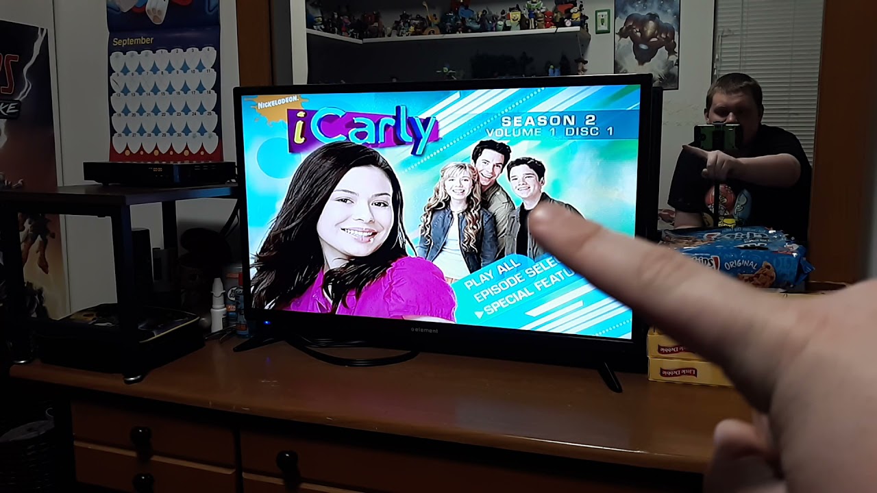 Opening/Menu Walkthrough Of iCarly: Season 2 Volume 1 Discs 1 & 2 From ...