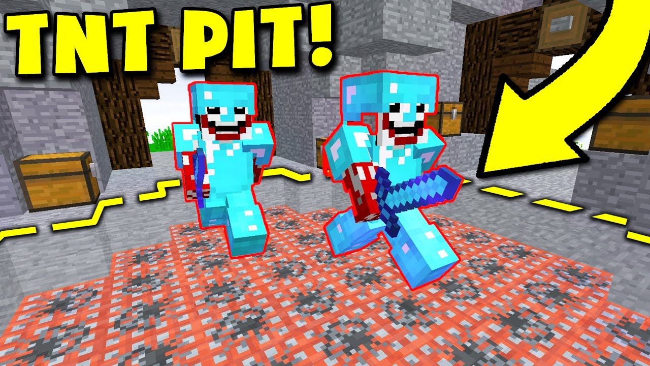 EXPLODING TNT PIT MINECRAFT TRAP! (Minecraft TROLLING) - YouTube