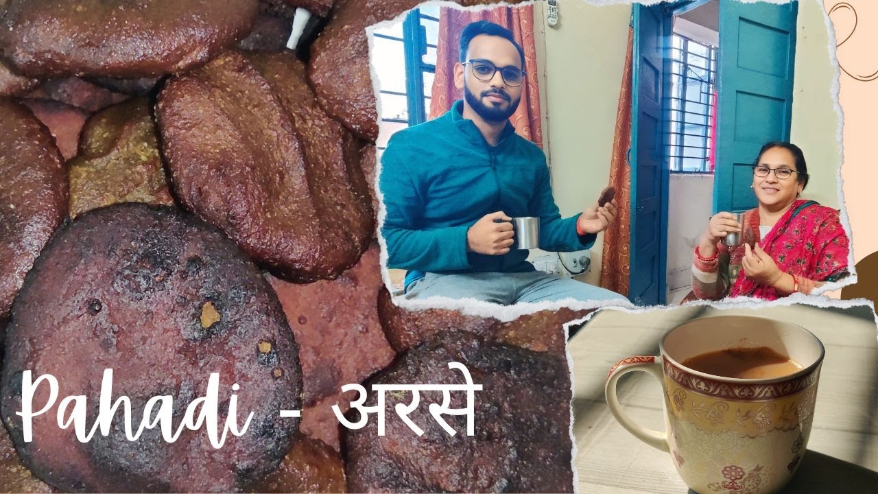 Arsa recipe Of Uttarakhand || गुड़ पीठा || Garhwali Sweet Dish Arse ...