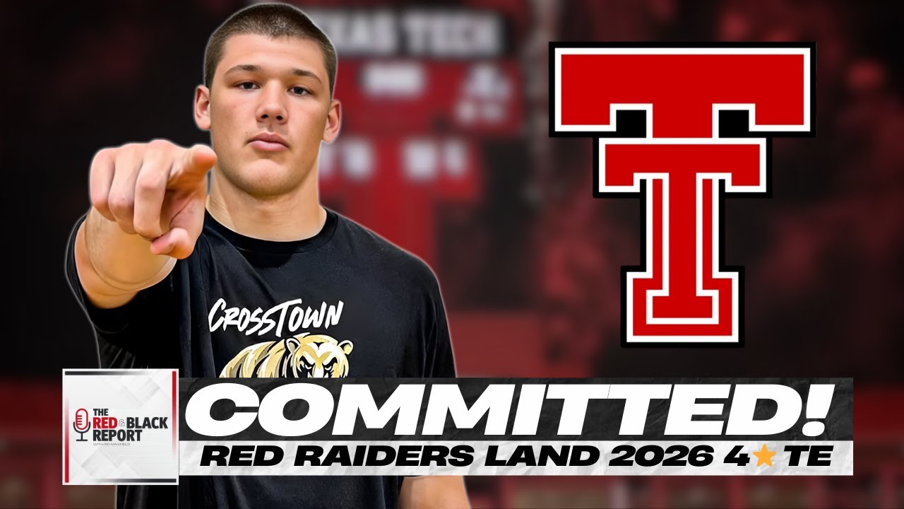 4-Star TE Matt Ludwig Commits To Texas Tech! | Red Raiders Impressive ...
