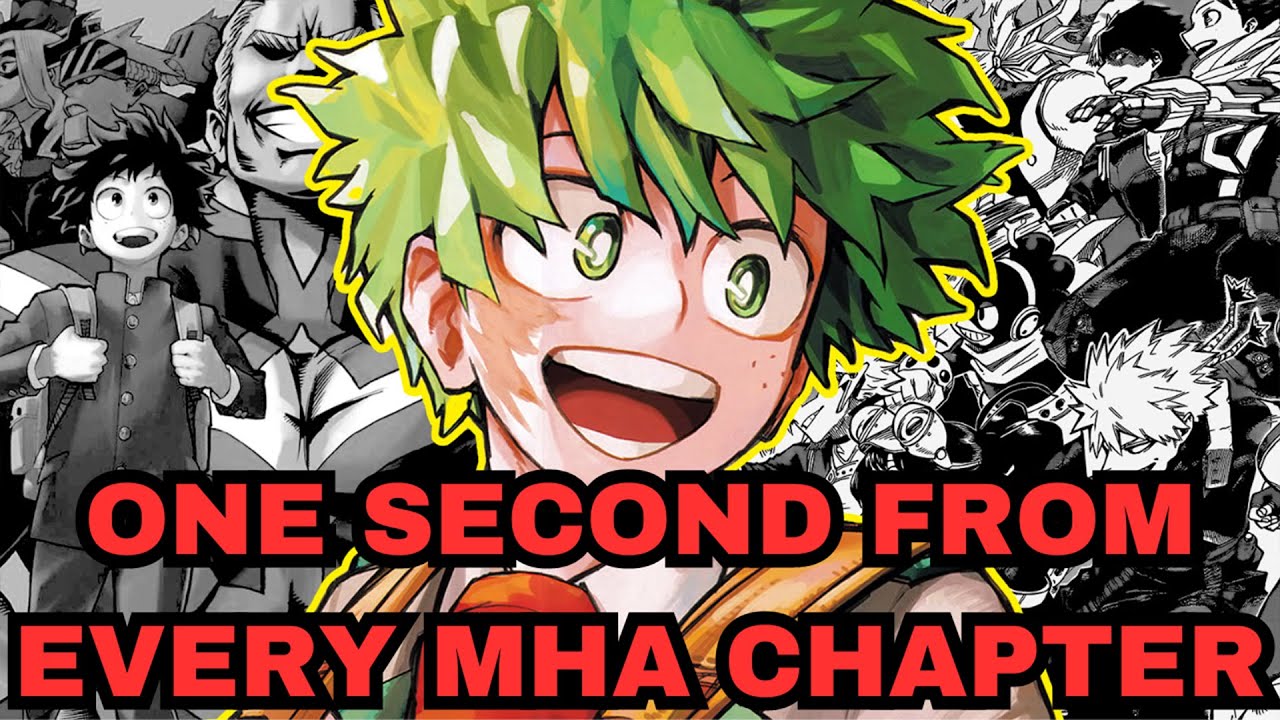 ONE SECOND from EVERY MY HERO ACADEMIA CHAPTER (1-430)#mha #anime # ...