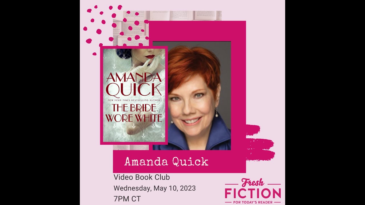 Video Book Club with Amanda Quick #videobookclub #jayneannkrentz #amandaquick #authorinterview ...
