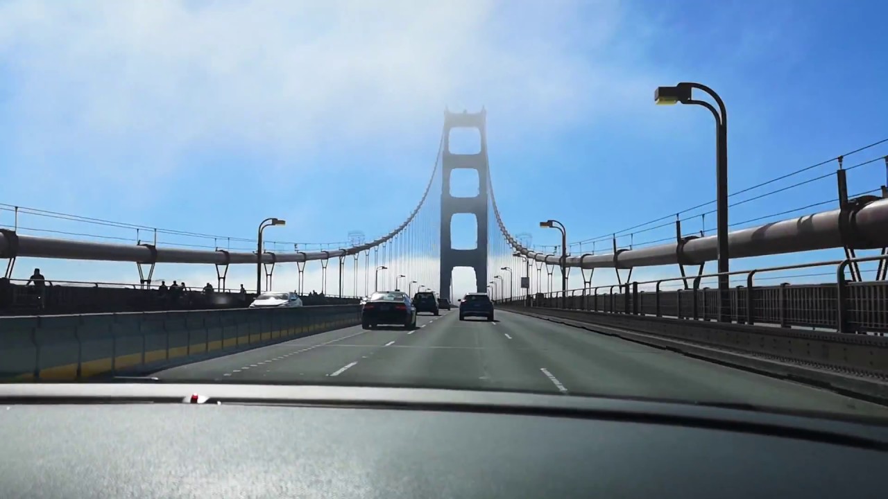 Drive across Golden Gate Bridge - YouTube