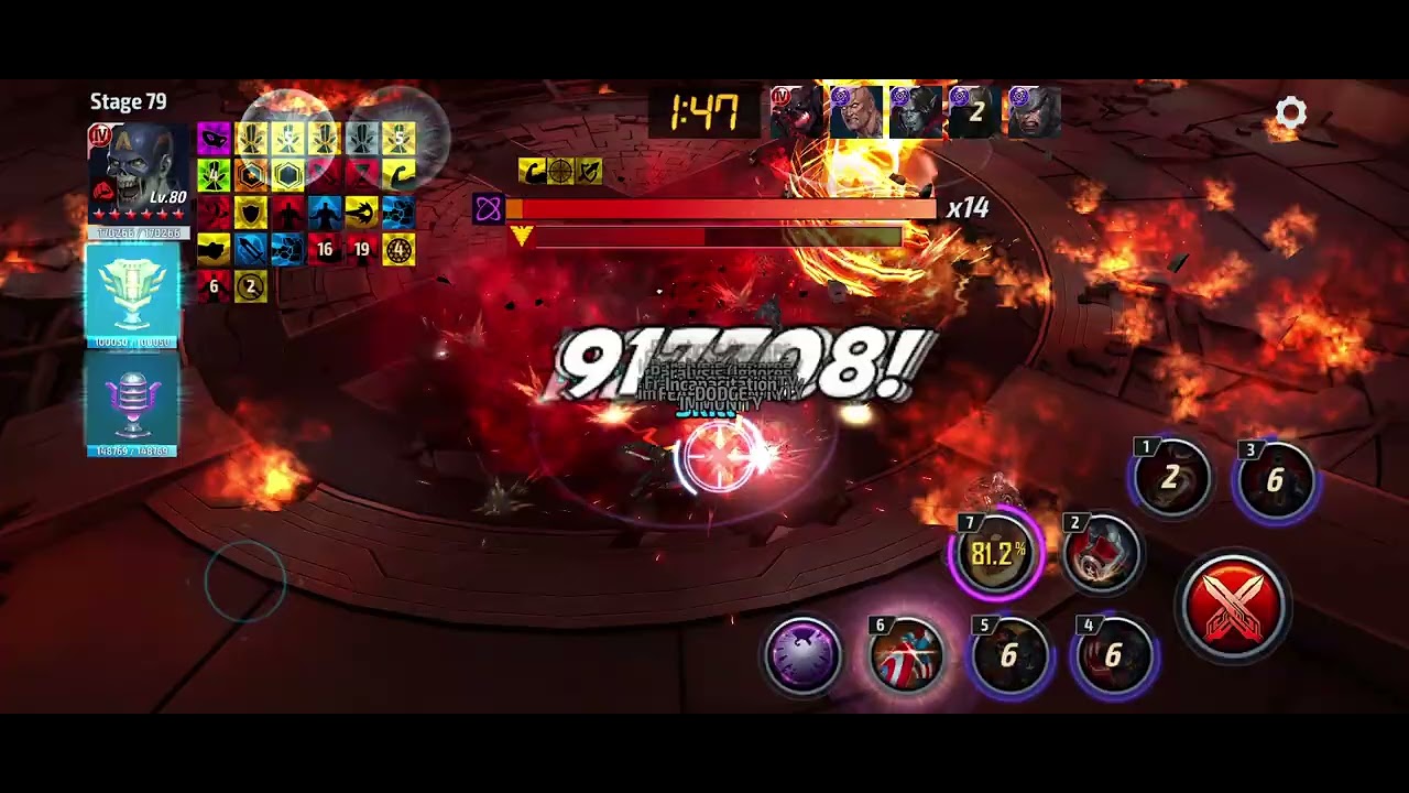 Zombie Cap vs Dark Phoenix 79 - Sooo close - YouTube