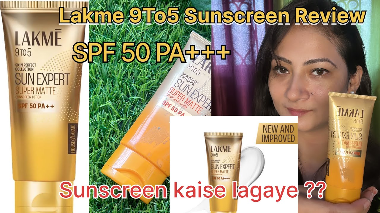 Lakme 9 To 5 Sun Expert Super Matte Sunscreen Lotion SPF 50 PA ...