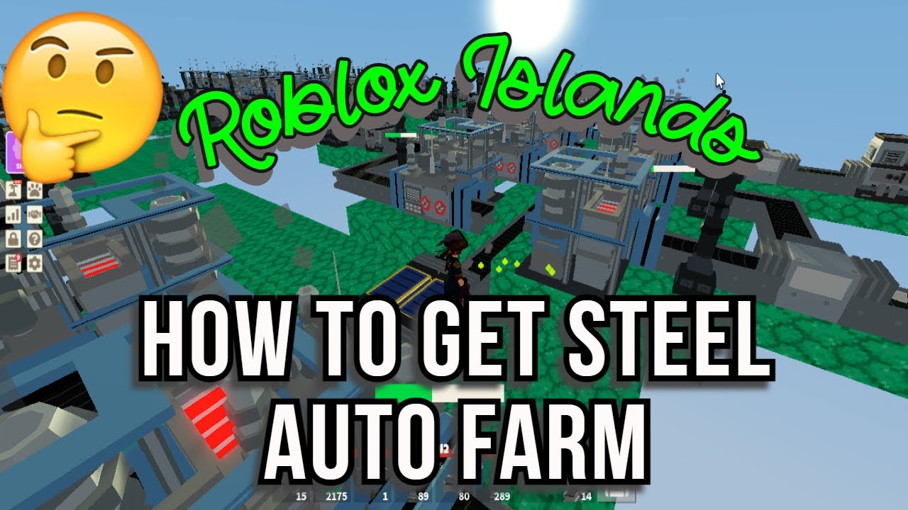 Steel ingot auto farm in Roblox islands - YouTube