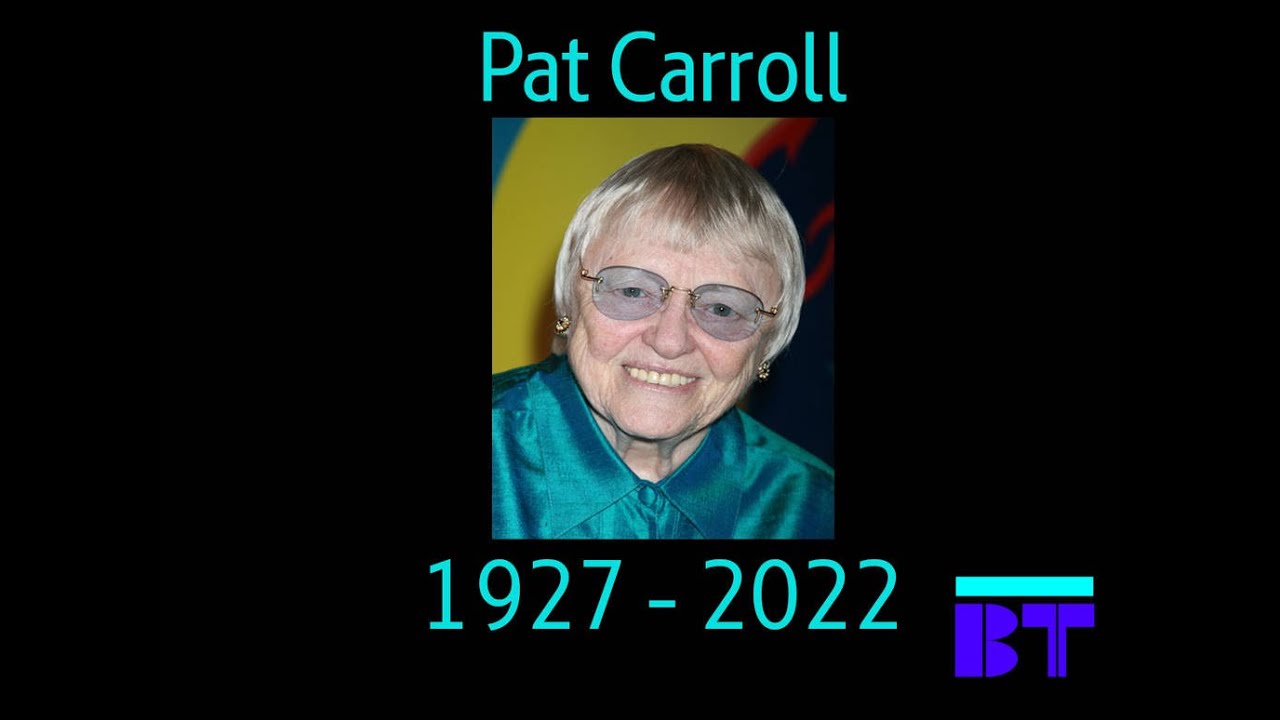 R.I.P. Pat Carroll (1927-2022) - YouTube