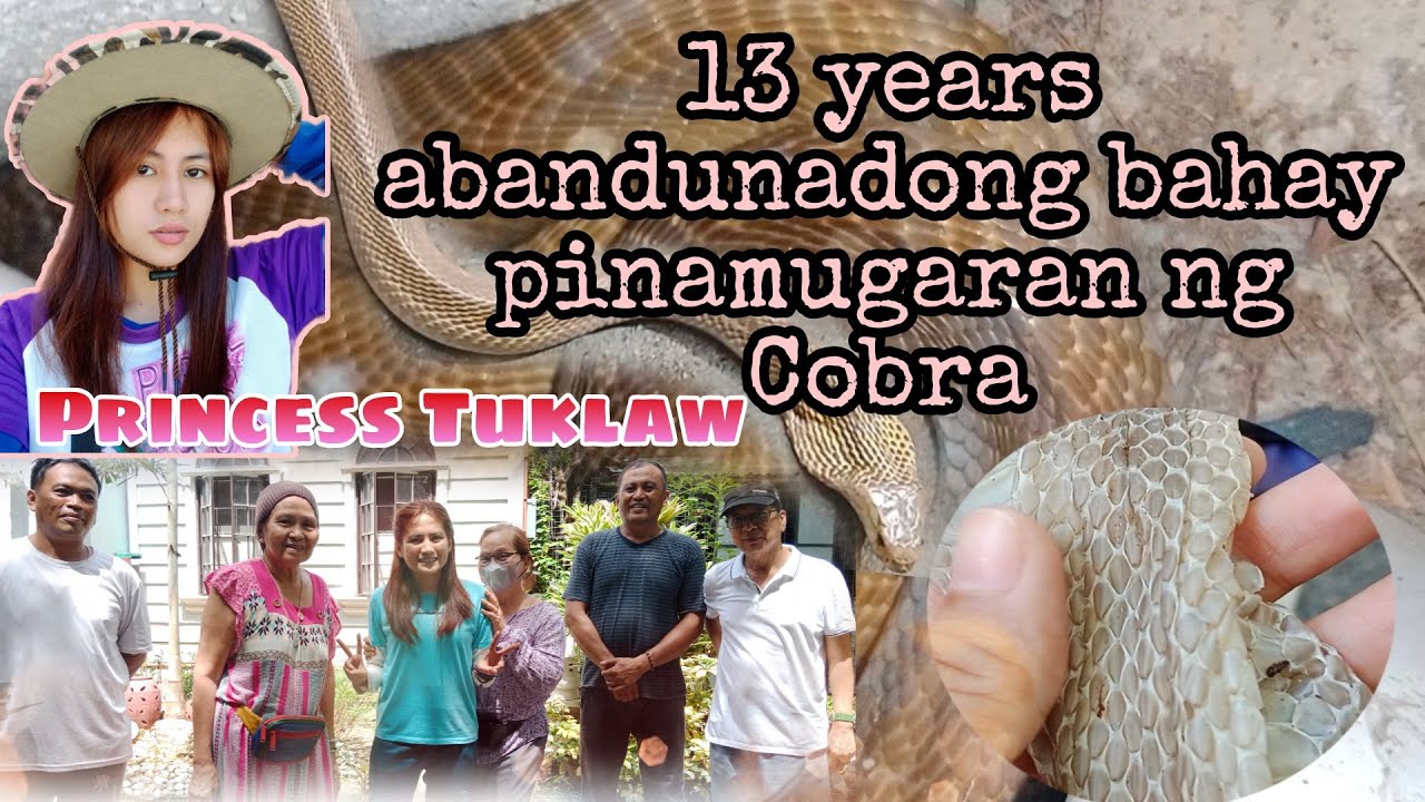 13 YEARS NA ABANDUNADONG BAHAY PINAMUGARAN NG COBRA I Princess Tuklaw I ...