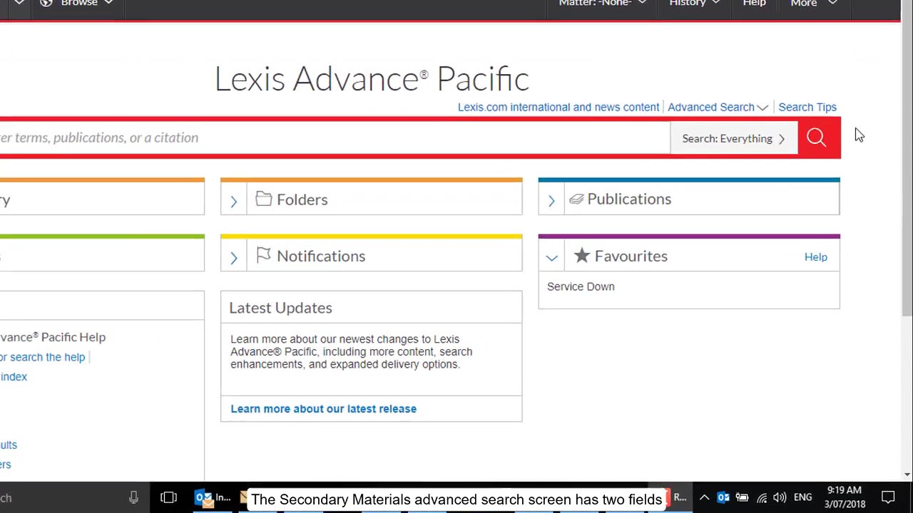 Lexis Advance: Find Secondary Materials and Commentary on Legislation ...