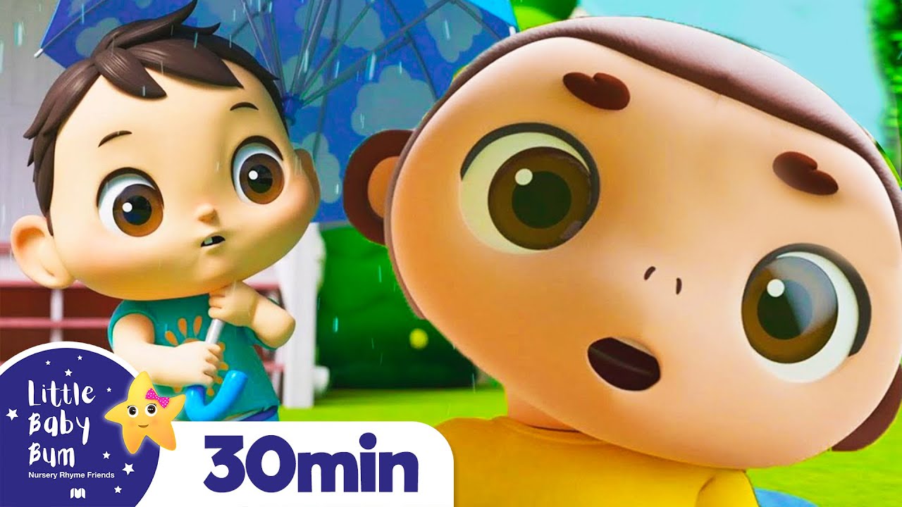 Rain Rain Go Away - Playing in Puddles with Friends | Boo Boo Kids ...