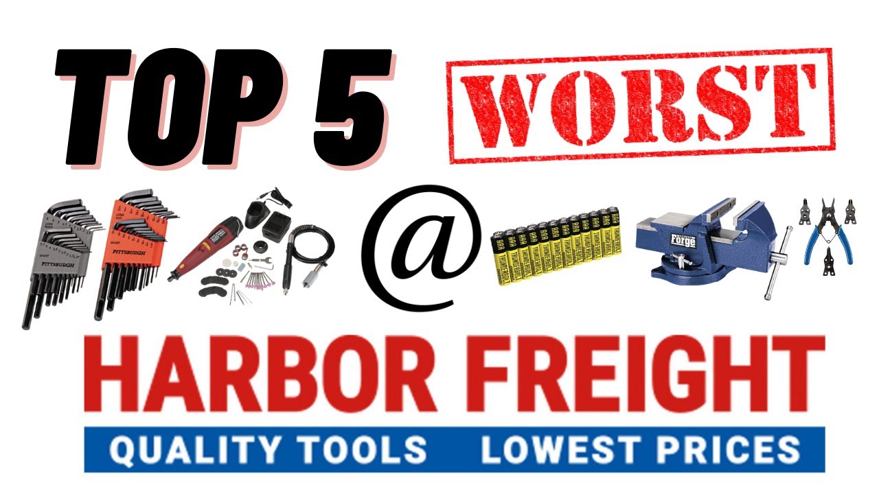 Top 5 Worst Tools At Harbor Freight - YouTube